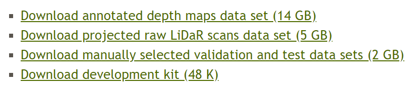 KITTI depth completion數據集評測-CSDN博客