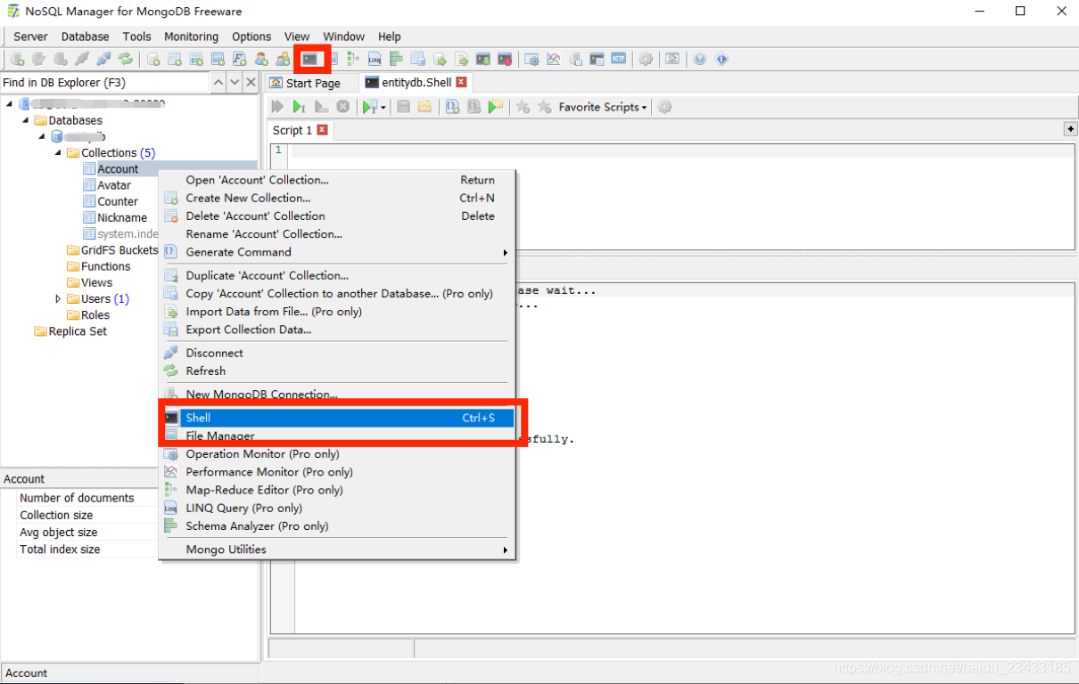 Nosql Manager For Mongodb Freeware使用方法及清理账号流程 Csdn博客