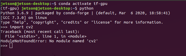 Jetson AGX Xavier安装Archiconda虚拟环境管理器与在虚拟环境中调用opencv-CSDN博客