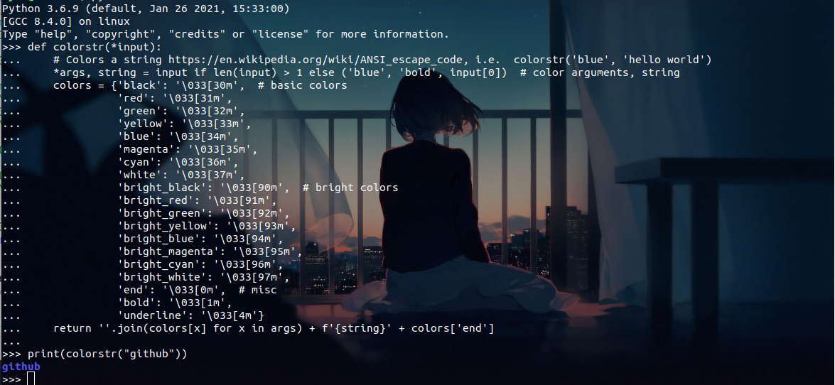 Python 打印字符串变换颜色_python colorstr-CSDN博客