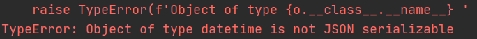 Python中使用json序列化datetimepython Json Datetime Csdn博客