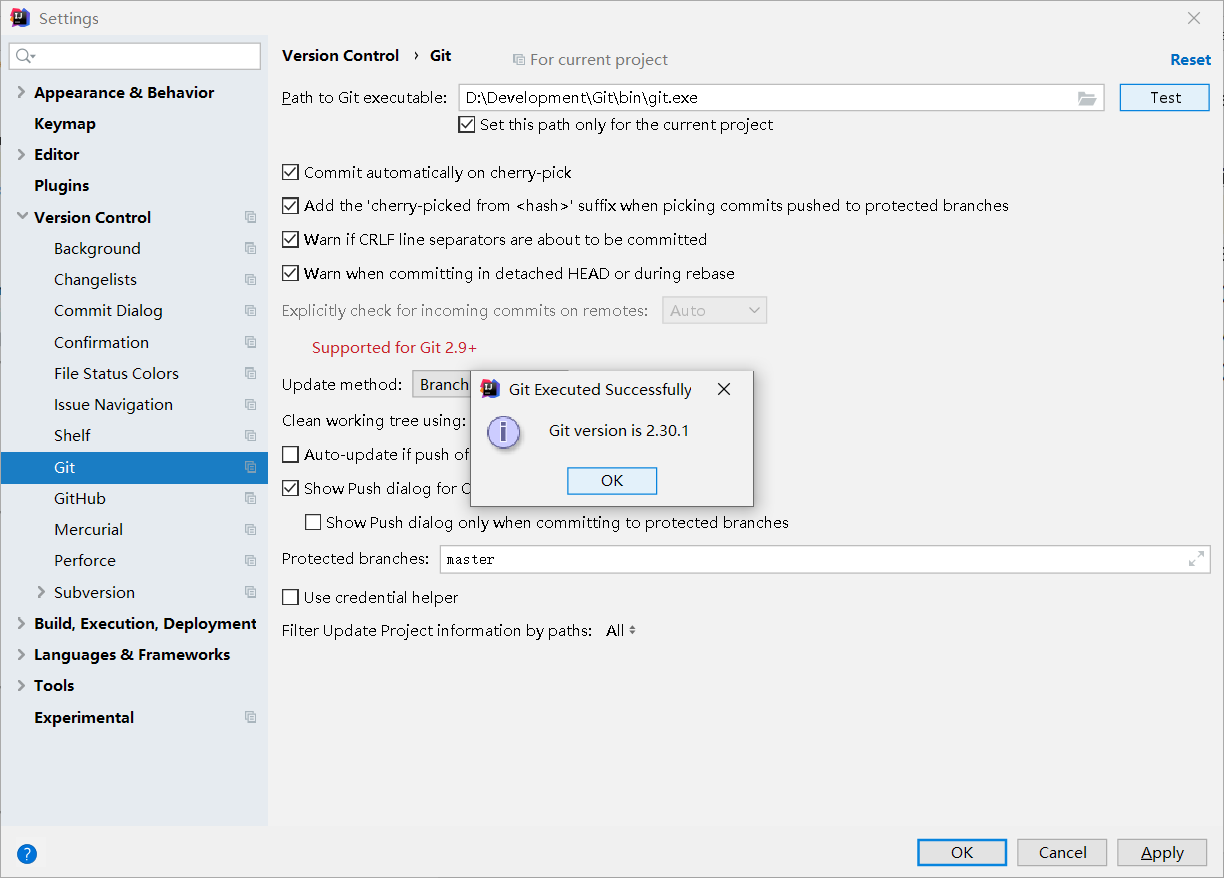 IDEA用git导入项目报错：Empty git --version output-CSDN博客
