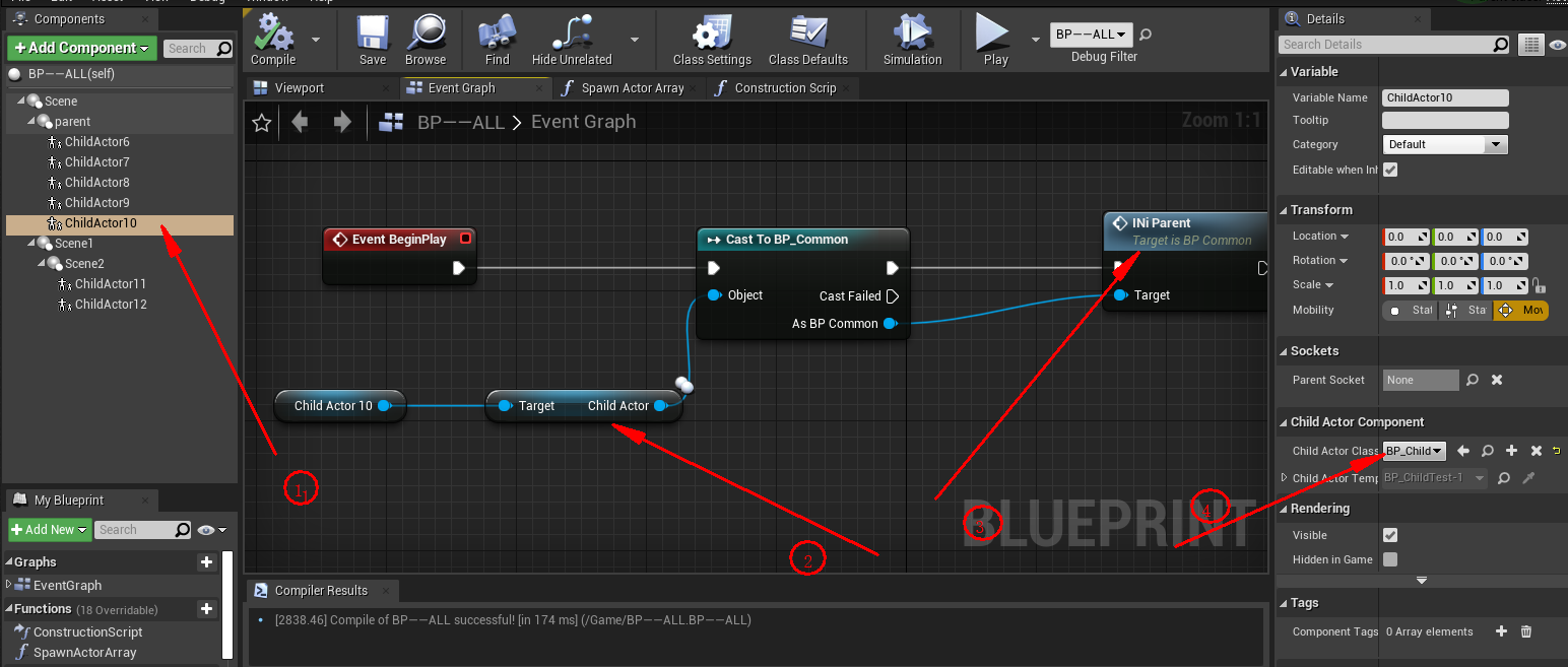 关于 UE中 父类和 子类 函数互相调用的方法_ue函数-CSDN博客