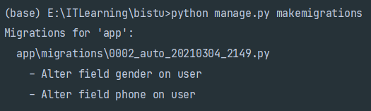 WARNINGS: app.User.gender: (fields.W122) ‘max_length‘ is ignored when used with IntegerField-CSDN博客