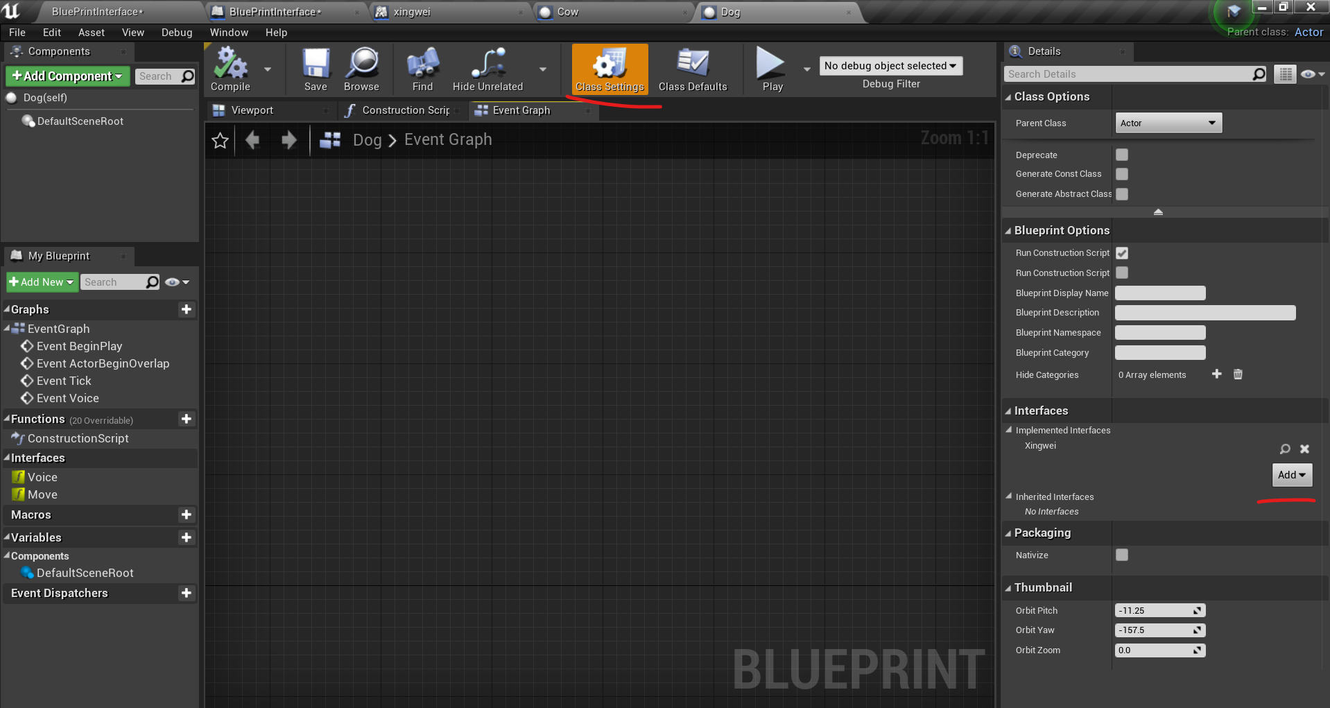 UE4 蓝图接口 BluePrint Interface_ue4 blueprint interface-CSDN博客