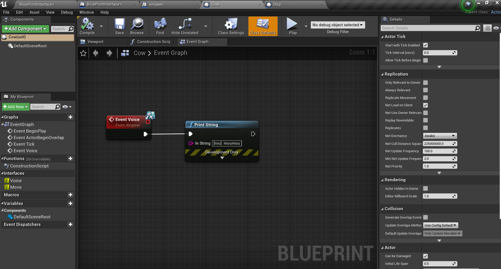UE4 蓝图接口 BluePrint Interface_ue4 blueprint interface-CSDN博客
