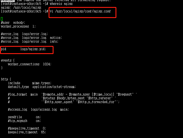 reload nginx 报 nginx: [error] open() “/usr/local/nginx/logs/nginx.pid“ failed (2: No such file ...