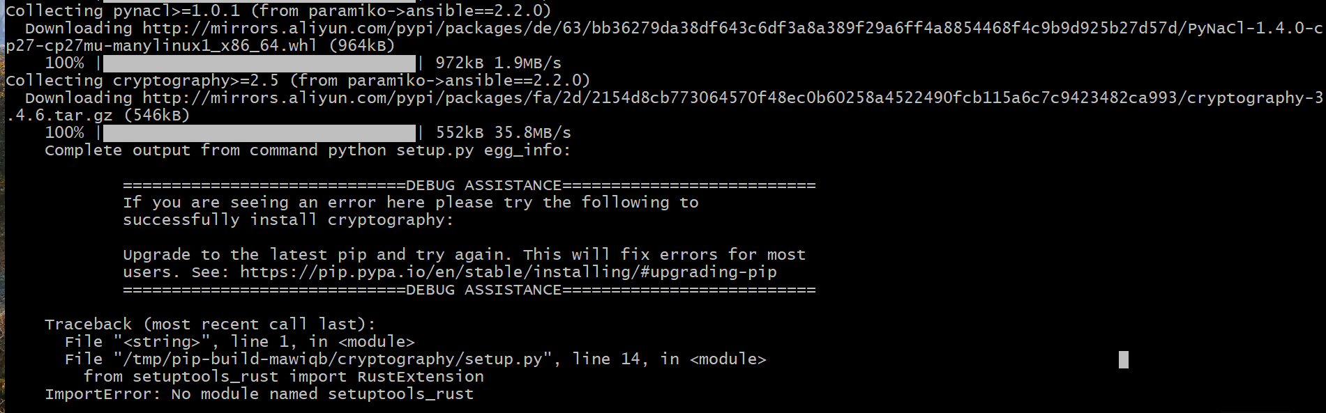 pip:No module named setuptools_rust_setuptools-rust-CSDN博客