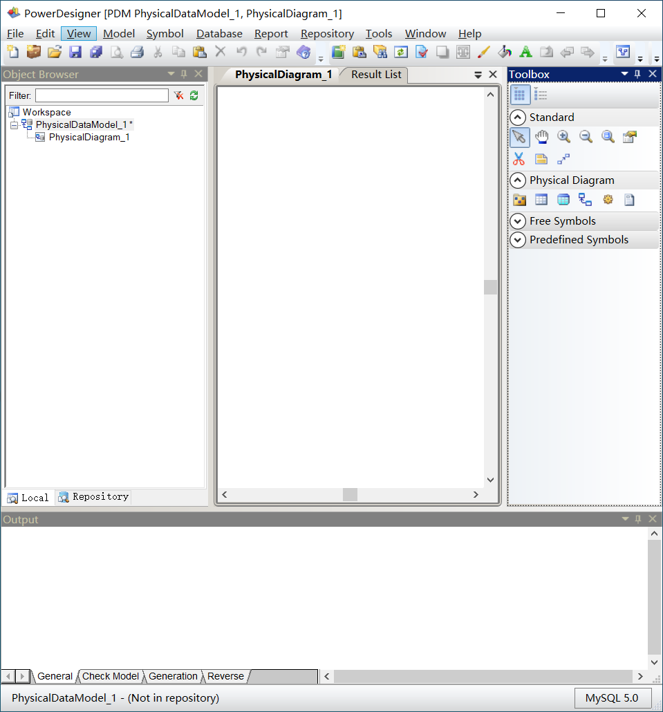 使用PowerDesigner创建MySQL数据库_powerdesigner 创建 mysql表-CSDN博客