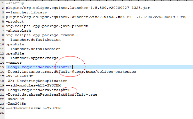 eclipse指定JDK版本启动，解决version *** of the JVM is not suitable for this product.Version:*** 问题 ...