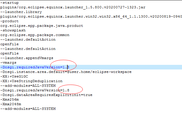 eclipse指定JDK版本启动，解决version *** of the JVM is not suitable for this product.Version:*** 问题 ...