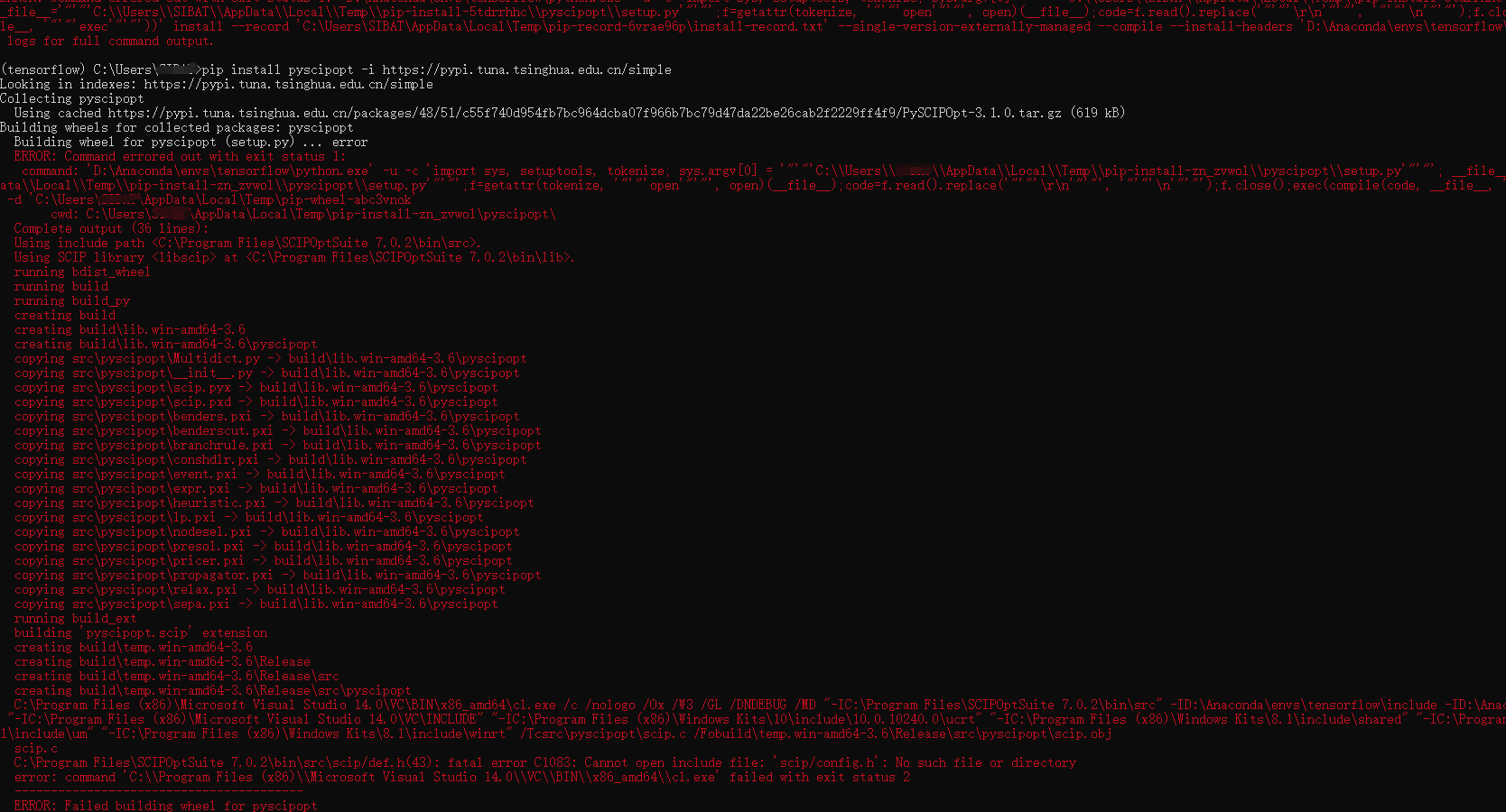windows下安装python 版SCIP优化求解器_stp求解器怎么在windows安装-CSDN博客
