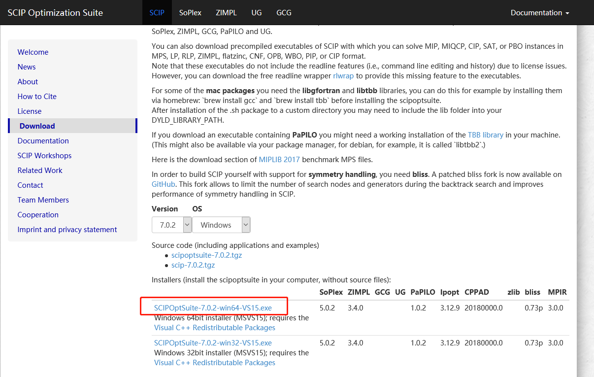 windows下安装python 版SCIP优化求解器_stp求解器怎么在windows安装-CSDN博客