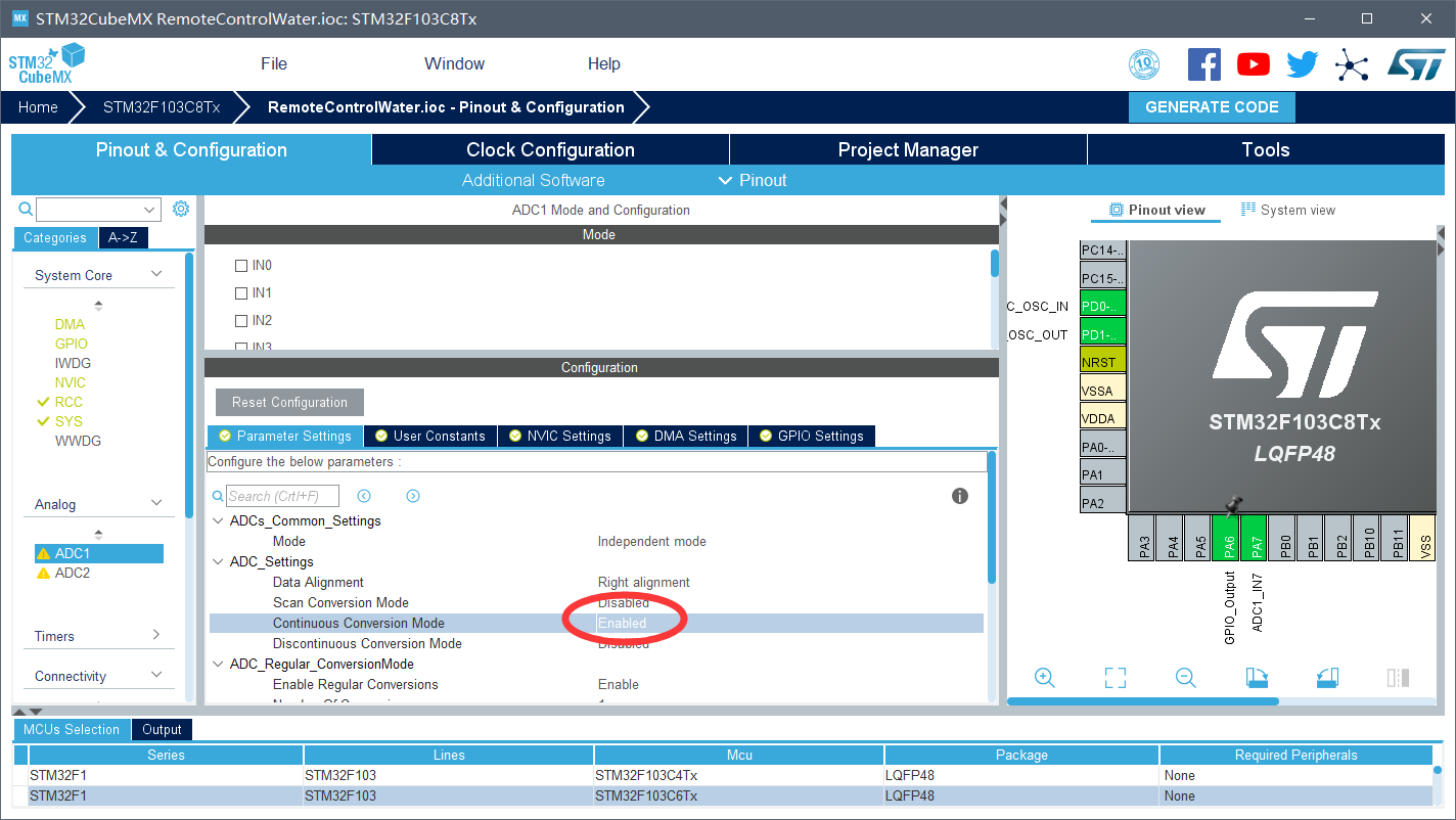 STM32CubeMX ADC多通道DMA(循环传输Circular，单次Normal)_cubemx中adc的dma配置normal和circular-CSDN博客