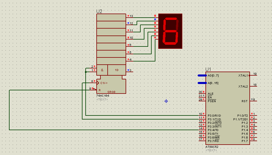 Proteus仿真：LED静态显示接口示例_proteus中数字led-CSDN博客
