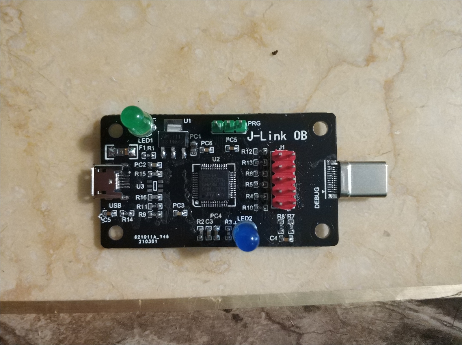 自制带串口的J-Link OB 072_jlink ob 072-CSDN博客