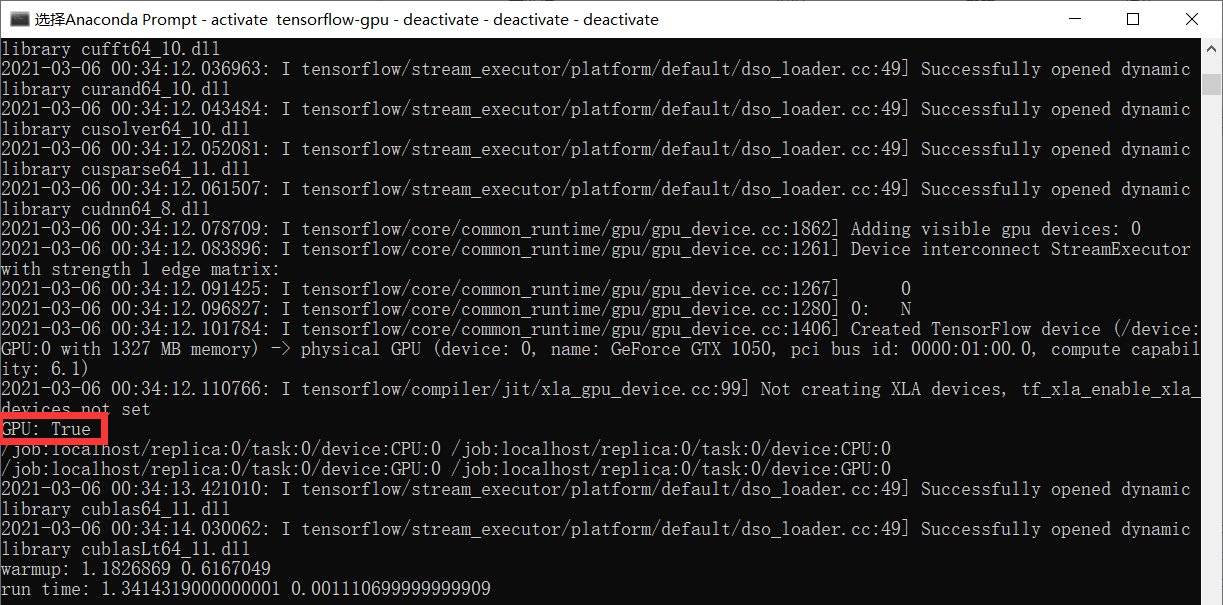 Win10下安装CUDA11.0+CUDNN8.0+tensorflow-gpu2.4.1+pytorch1.7.0+paddlepaddle-gpu2.0.0_cuda 11.0 ...