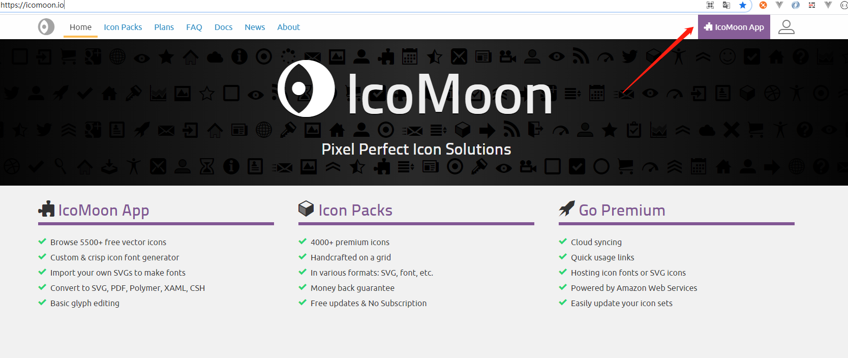 使用icomoon.io创建字体图标_ico