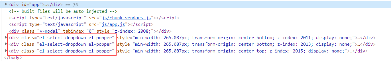ElementUI:多个Select下拉框存在时调整个别下拉框样式_有两个el-dropdown存在时,如何只更改其中一个下拉框的样式-CSDN博客