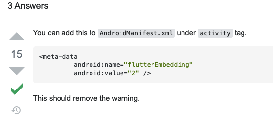 Your Flutter application is created using an older version of the Android embedding. 问题解决-CSDN博客
