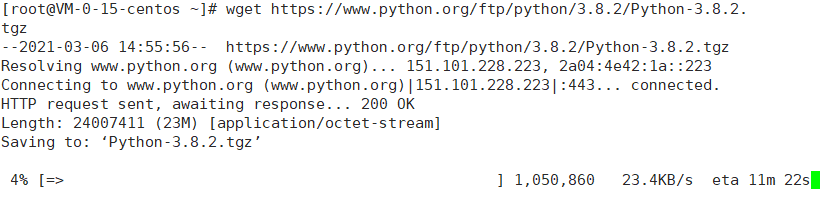 CentOS中安装python3.8.2_py .configure --enable-CSDN博客