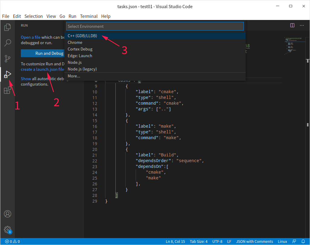Linux下使用VSCode和CMake搭载C/C++开发环境_cmake是开发环境软件吗-CSDN博客
