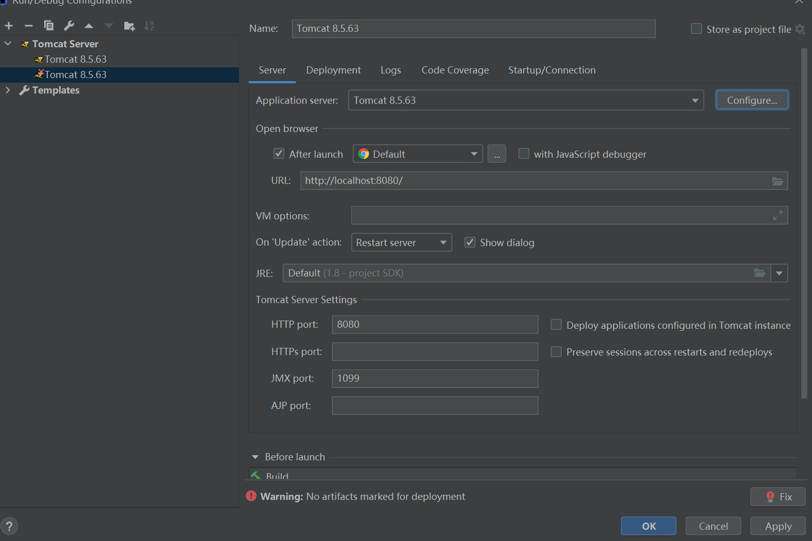 IDEA创建第一个JavaWeb并运行JavaWeb程序_2022版本idea的jmx port在哪里-CSDN博客