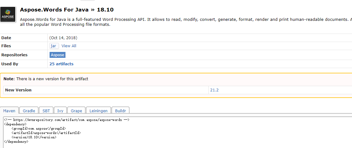 Java Maven上指定包下载不下来问题解决(com.aspose)-CSDN博客