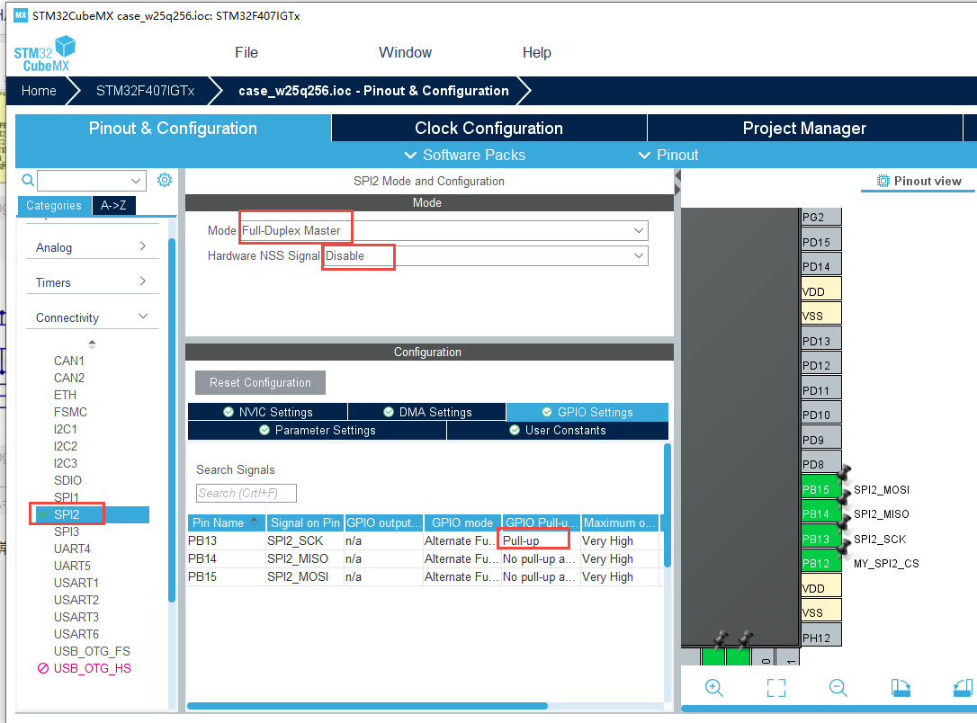 STM32F4 + HAL库 + W25Q256的验证_w25q256jveiq 测试-CSDN博客