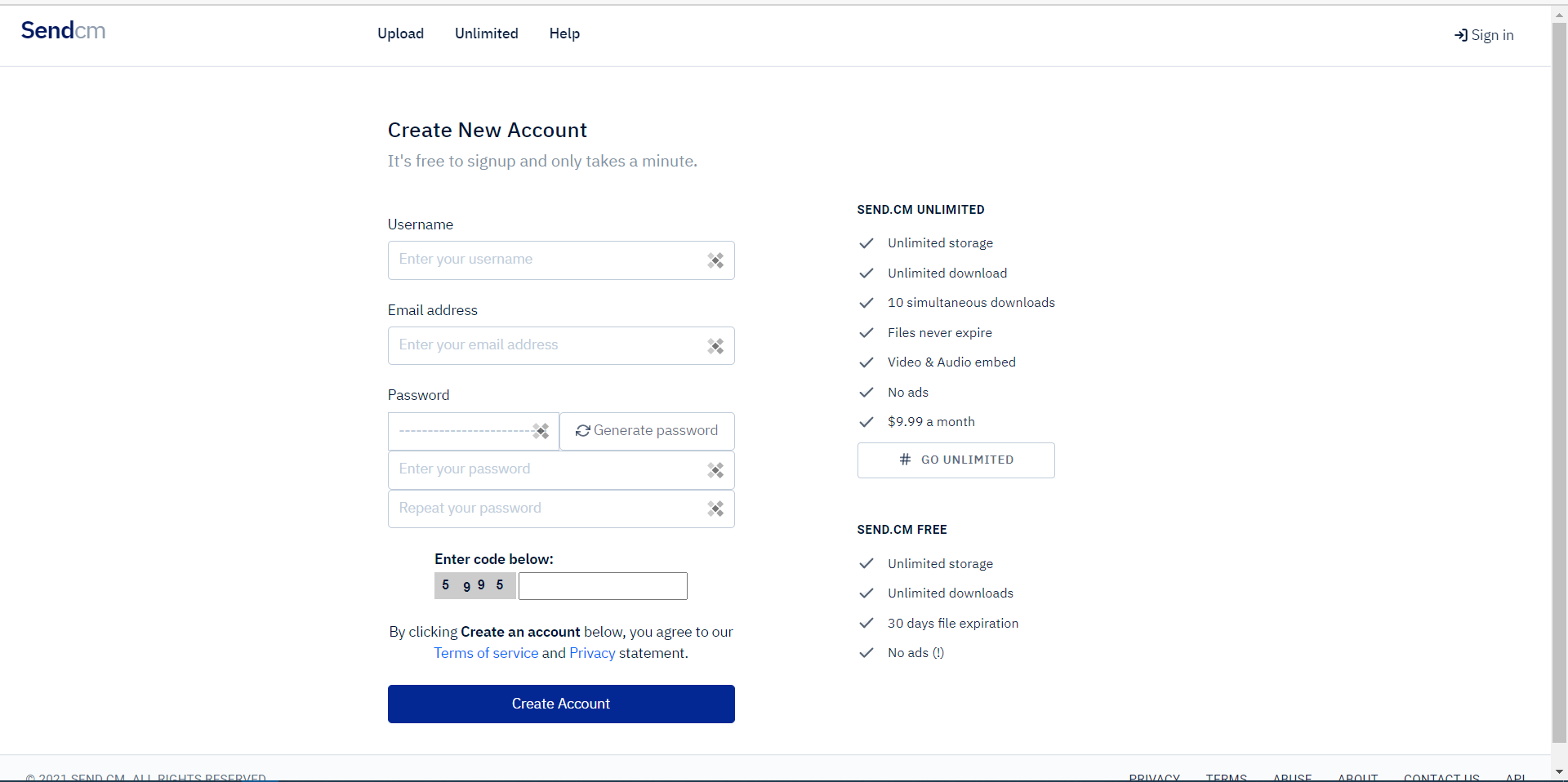 免费无限大文件存储网盘 -- send.cm！必须收藏！操作简单，国内外都能访问，不用注册或下载，支持FTP，还带API，页面还简洁，真的爱了 ...