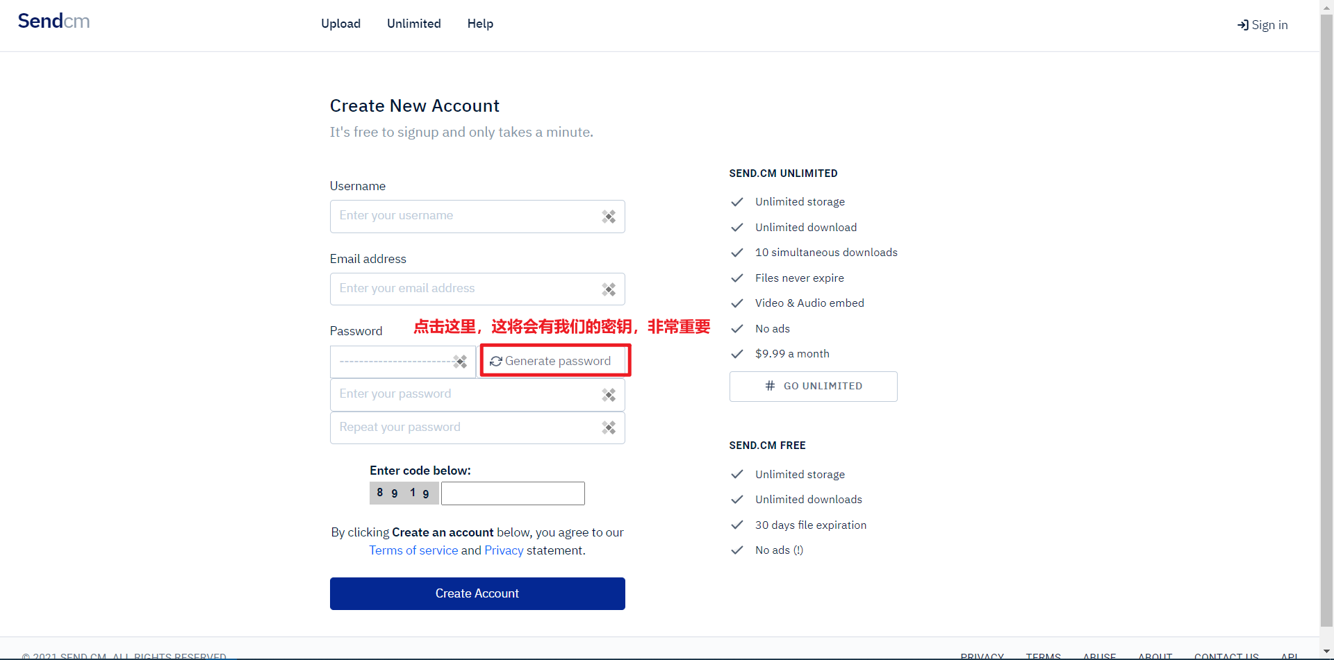免费无限大文件存储网盘 -- send.cm！必须收藏！操作简单，国内外都能访问，不用注册或下载，支持FTP，还带API，页面还简洁，真的爱了 ...
