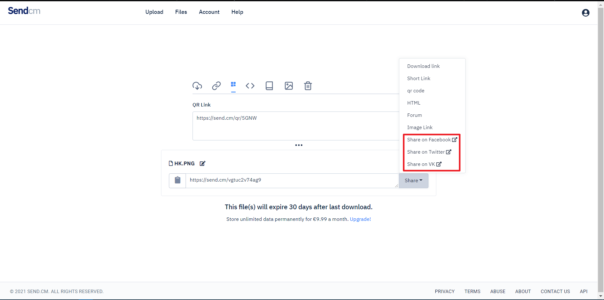 免费无限大文件存储网盘 -- send.cm！必须收藏！操作简单，国内外都能访问，不用注册或下载，支持FTP，还带API，页面还简洁，真的爱了 ...