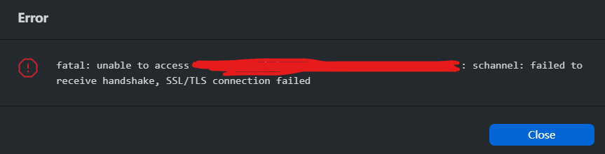 [解决] failed to receive handshake ssl/tls connection failed github_idea提交代码提示failed to receive ...