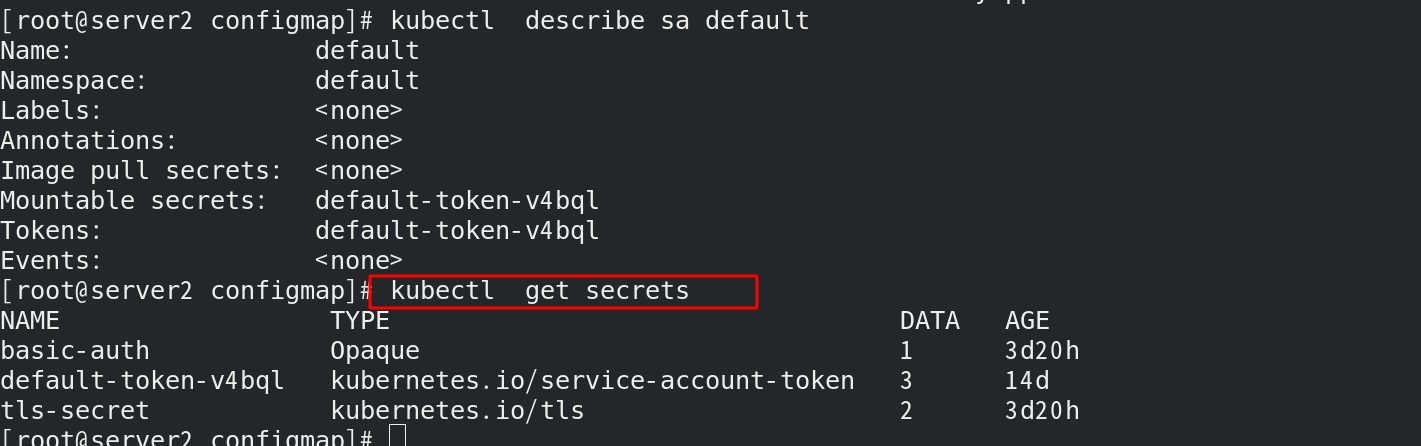 Kubernetes(k8s)存储二、Secret配置管理(编写secret对象,将secret挂载到Volume中、设置为环境变量,存储 ...