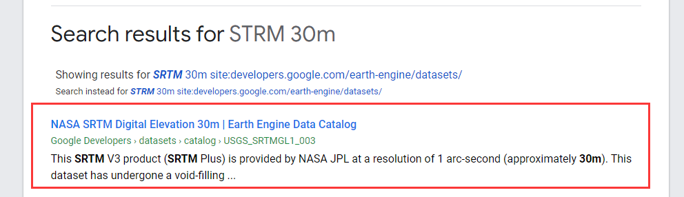 使用GEE（Google Earth Engine）下载STRM30m分辨率高程数据_下载srtm30-CSDN博客