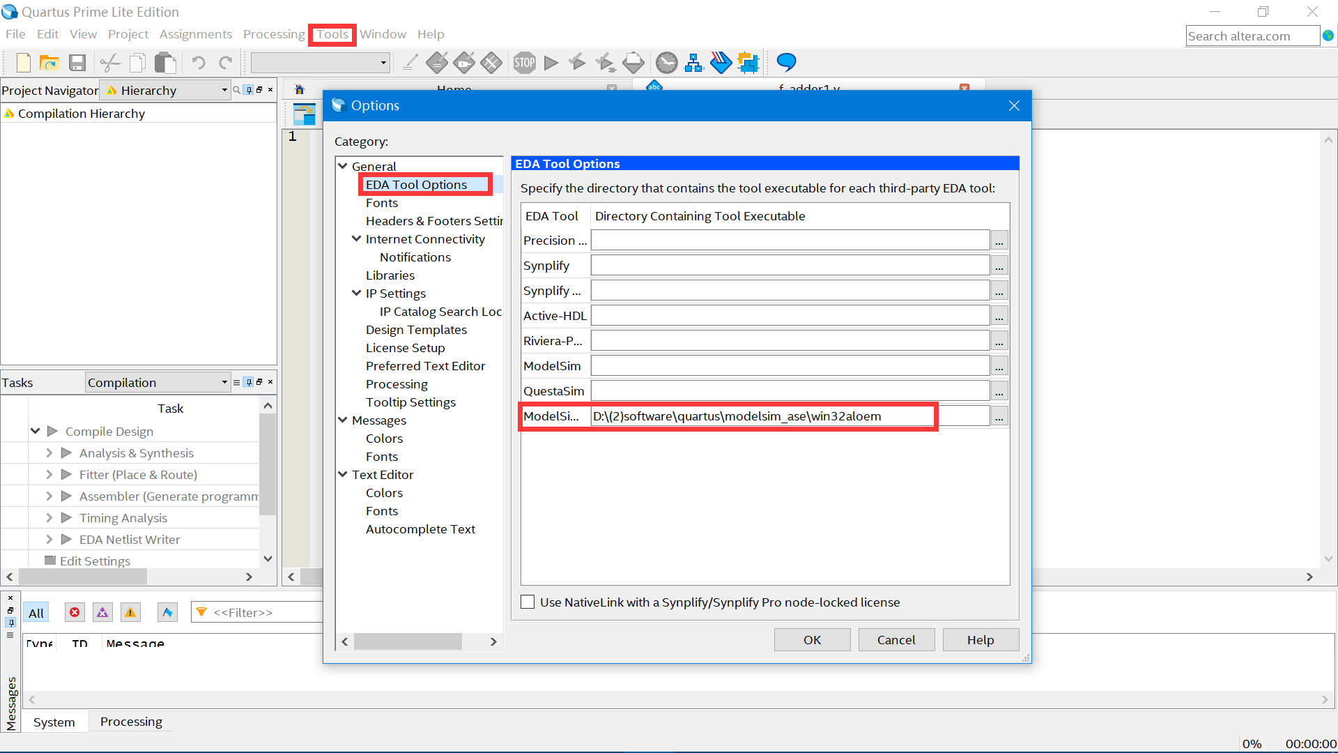 使用Quartus 18.1制作半（全）加器以及时序仿真_eda半加器设计程序-CSDN博客