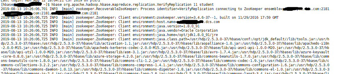 Hbase跨集群数据同步验证 Hbase Peer Csdn博客