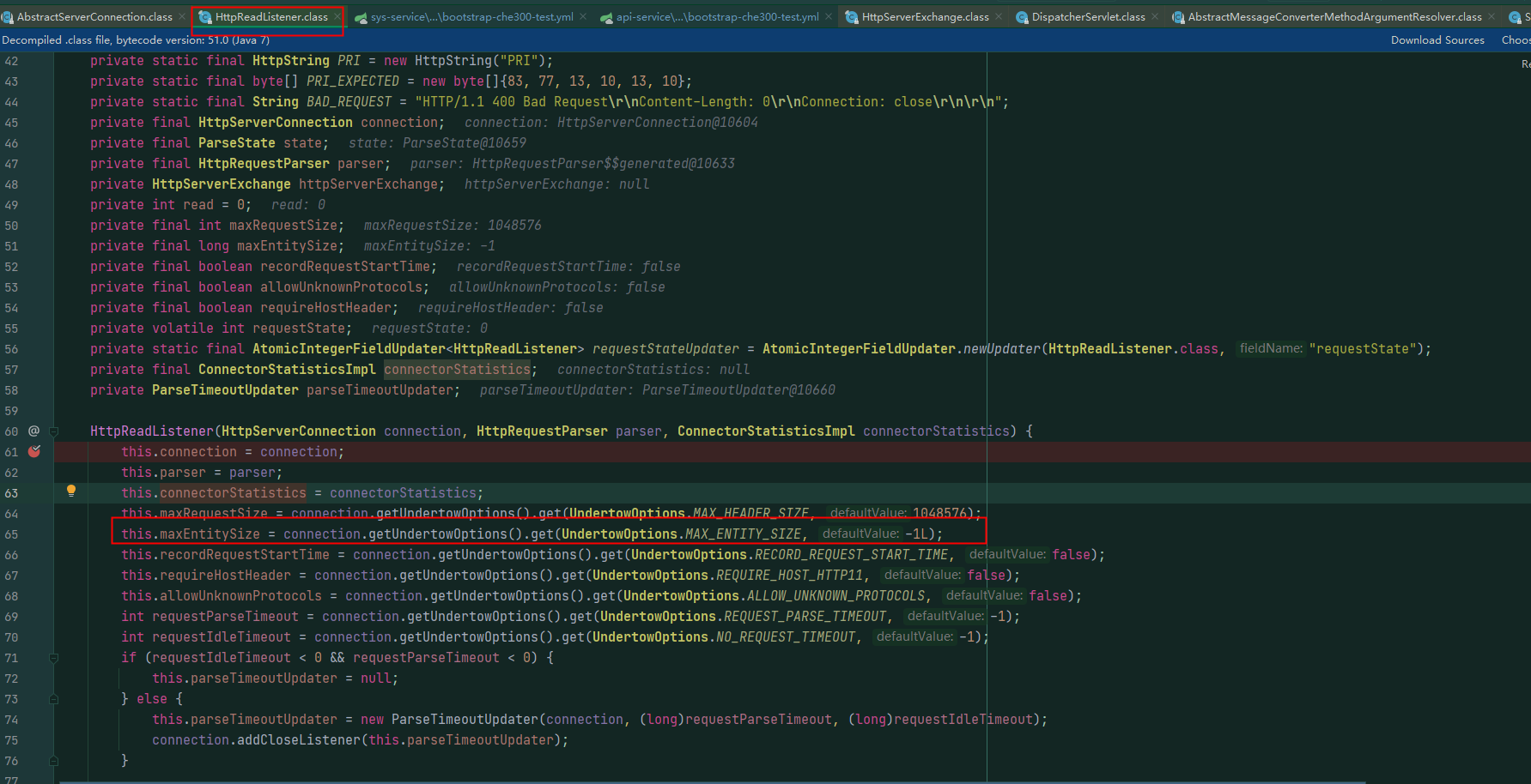 spring-boot 配置 Undertow 服务器中 请求体得大小_undertowconfig 怎么设置undertowoptions传参大小-CSDN博客