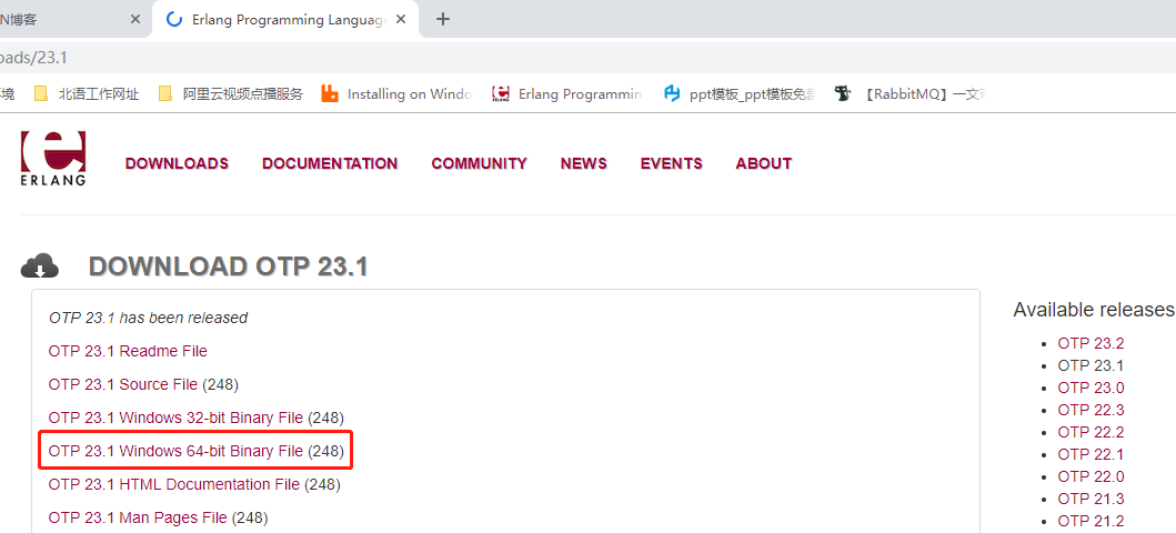 windows10安装RabbitMQ（RabbitMQ+Erlang版本对照安装）+延迟队列插件的安装_2.3.0.release对应rabbitmq是哪个版本-CSDN博客