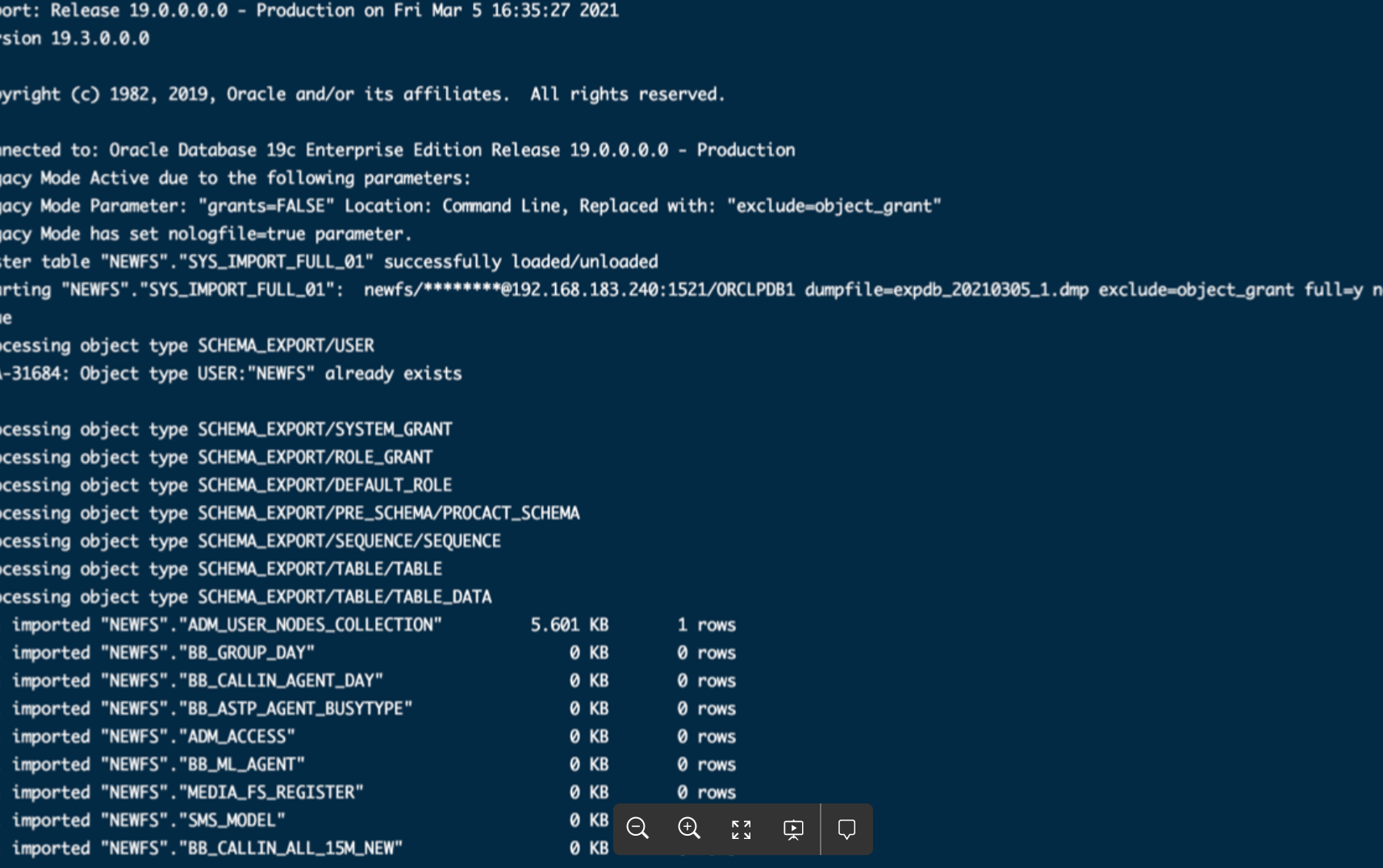 Oracle 数据导入备份（dmp格式）_备份成dmp-CSDN博客