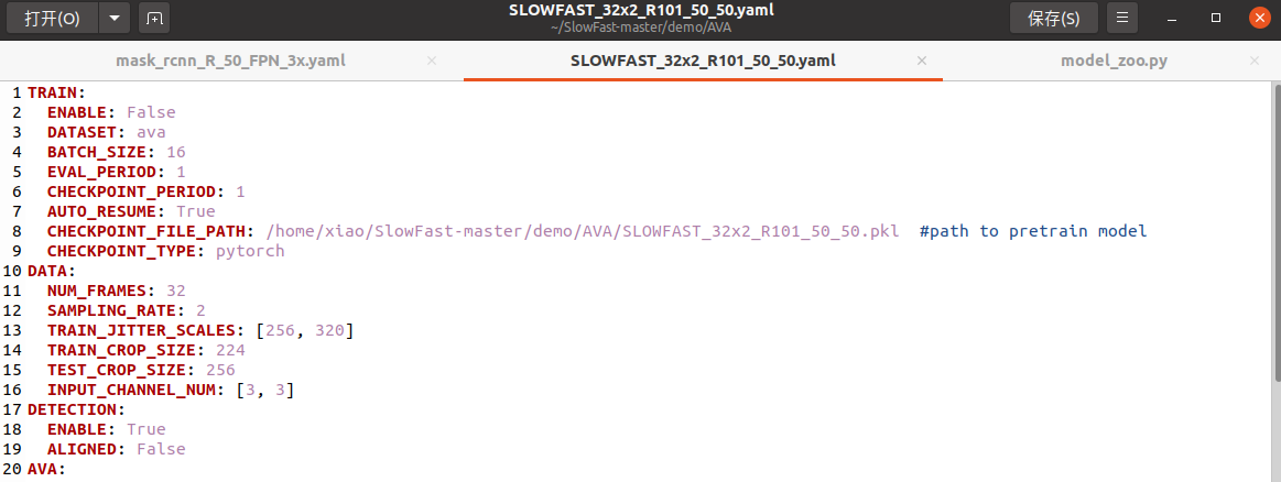 detectron2和slowfast的安装与使用_oserror: video 0 cannot be opened-CSDN博客