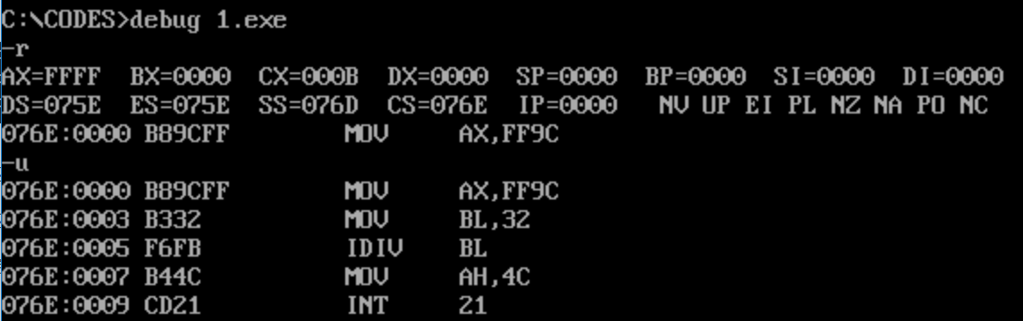 8086 div,idiv指令探究：除法是如何计算的_微机原理div-CSDN博客