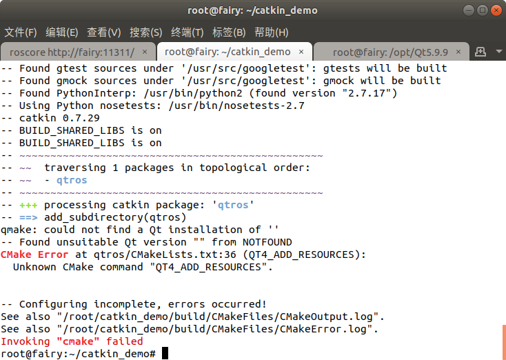 ROS melodic环境下QT工程搭建_ros-melodic-qt-create-CSDN博客