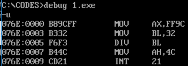 8086 div,idiv指令探究：除法是如何计算的_微机原理div-CSDN博客