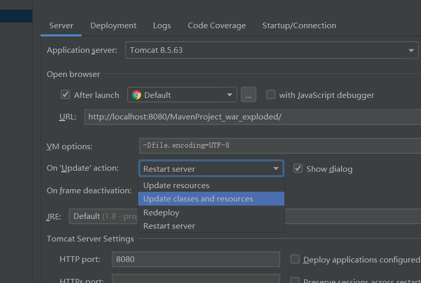 idea 热部署时 tomcat处 没有update classes and resource 选项_idea没有update classes and resources-CSDN博客