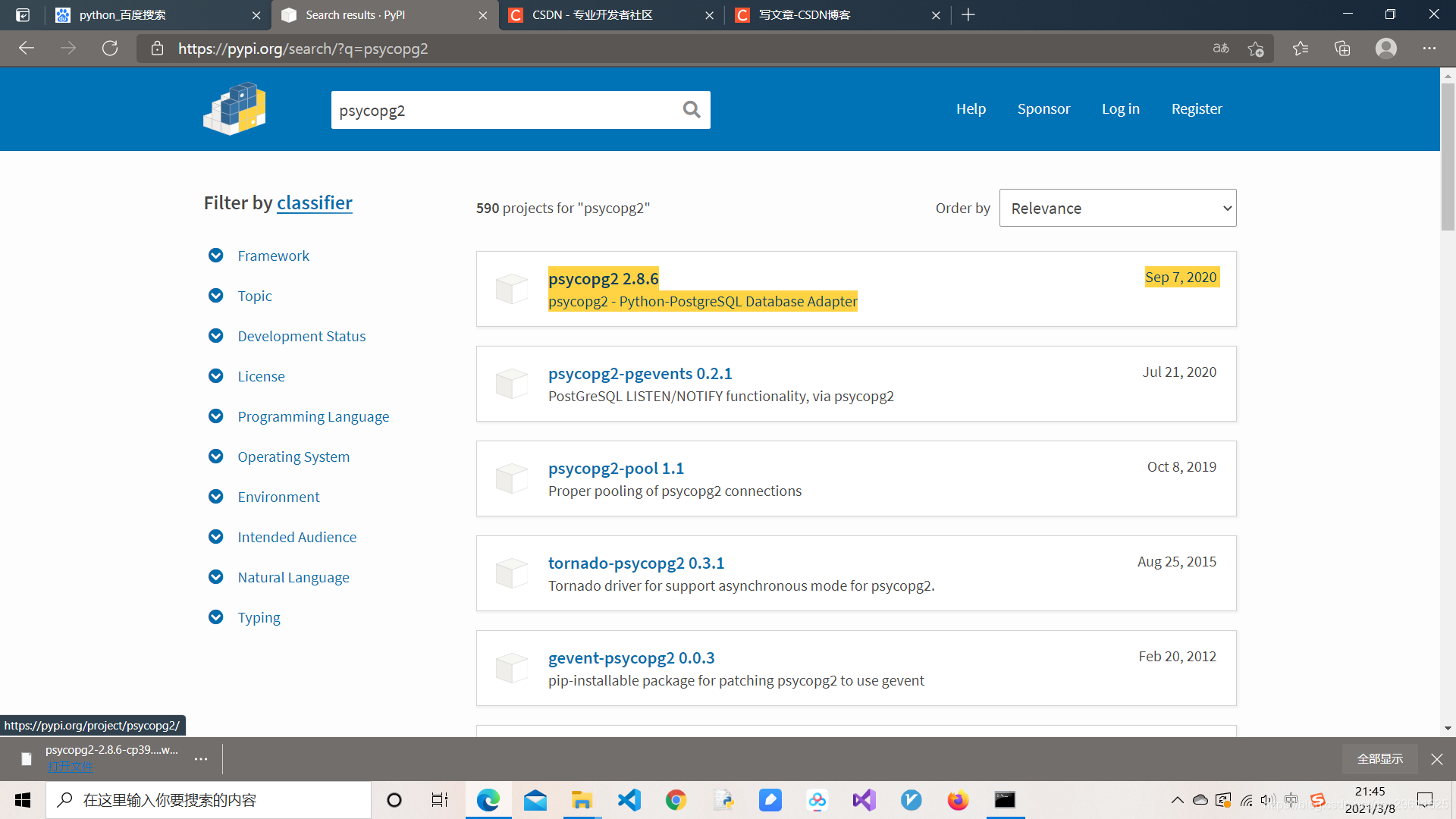Python入门教程heroku安装psycopg2库失败,已成功解决could Not Find A Version That Satisfies The Requir Csdn博客