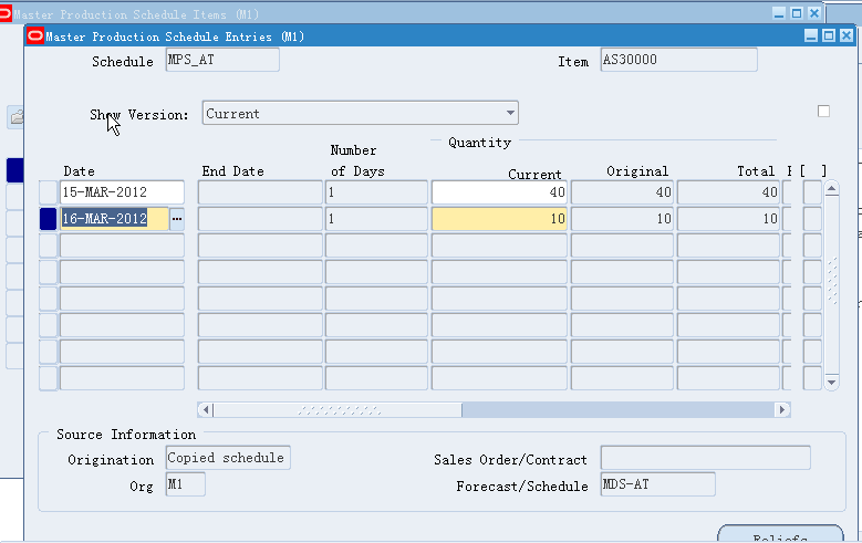 Oracle EBS VIS版本测试-Forecast到出采购申请（PR）和离散工单（Discrete Job）_oracle ebs 离散 ...