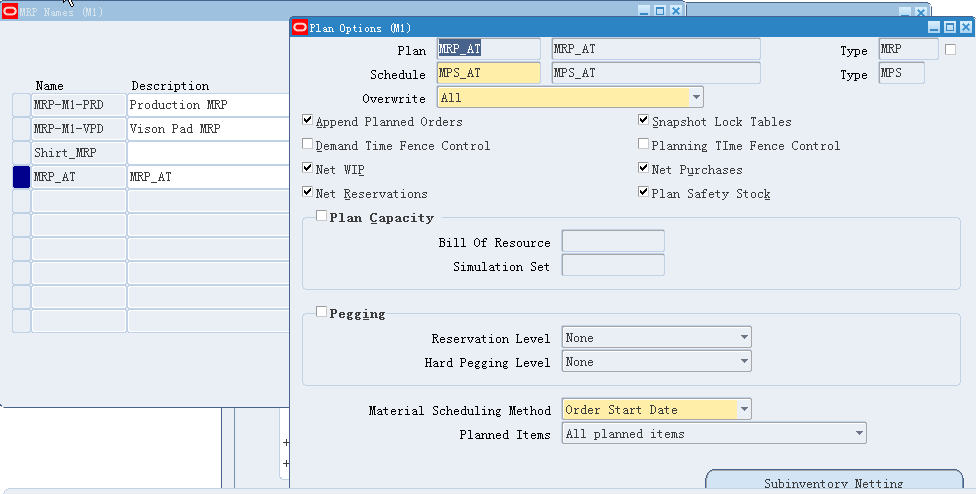 Oracle EBS VIS版本测试-Forecast到出采购申请（PR）和离散工单（Discrete Job）_oracle ebs 离散 ...