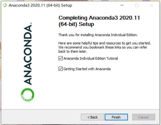 咸鱼笔记：适合小白的Anaconda下载和安装步骤及使用教程_getting started with anaconda-CSDN博客